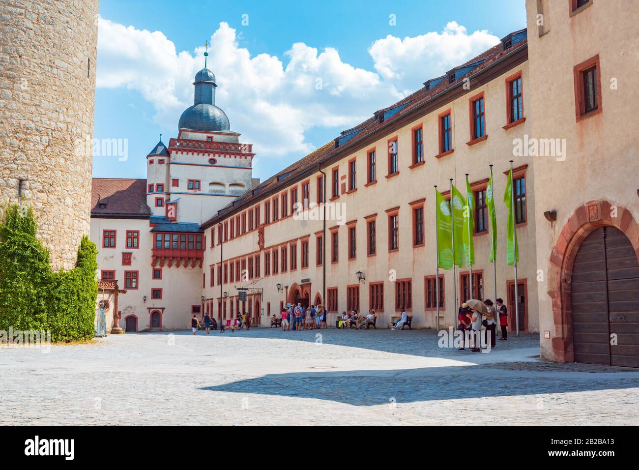 WUERZBURG, GERMANY - CIRCA AUGUST, 2018: The fortress Festung ...