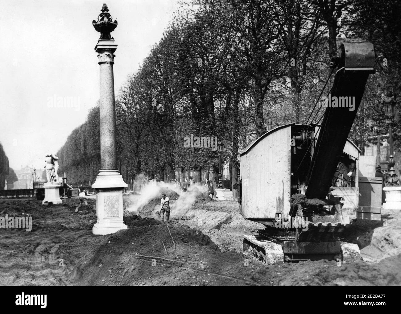 Underground shelters are being built on many green spaces in Paris for ...