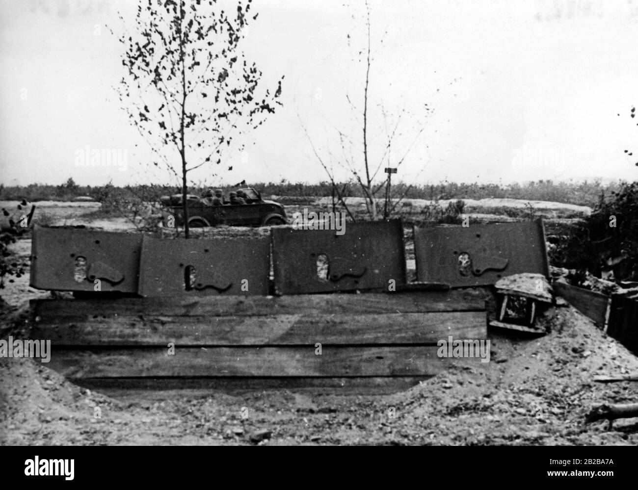 Invasion of Holland 1940: Picture shows Peel-Ramm Line in the ...