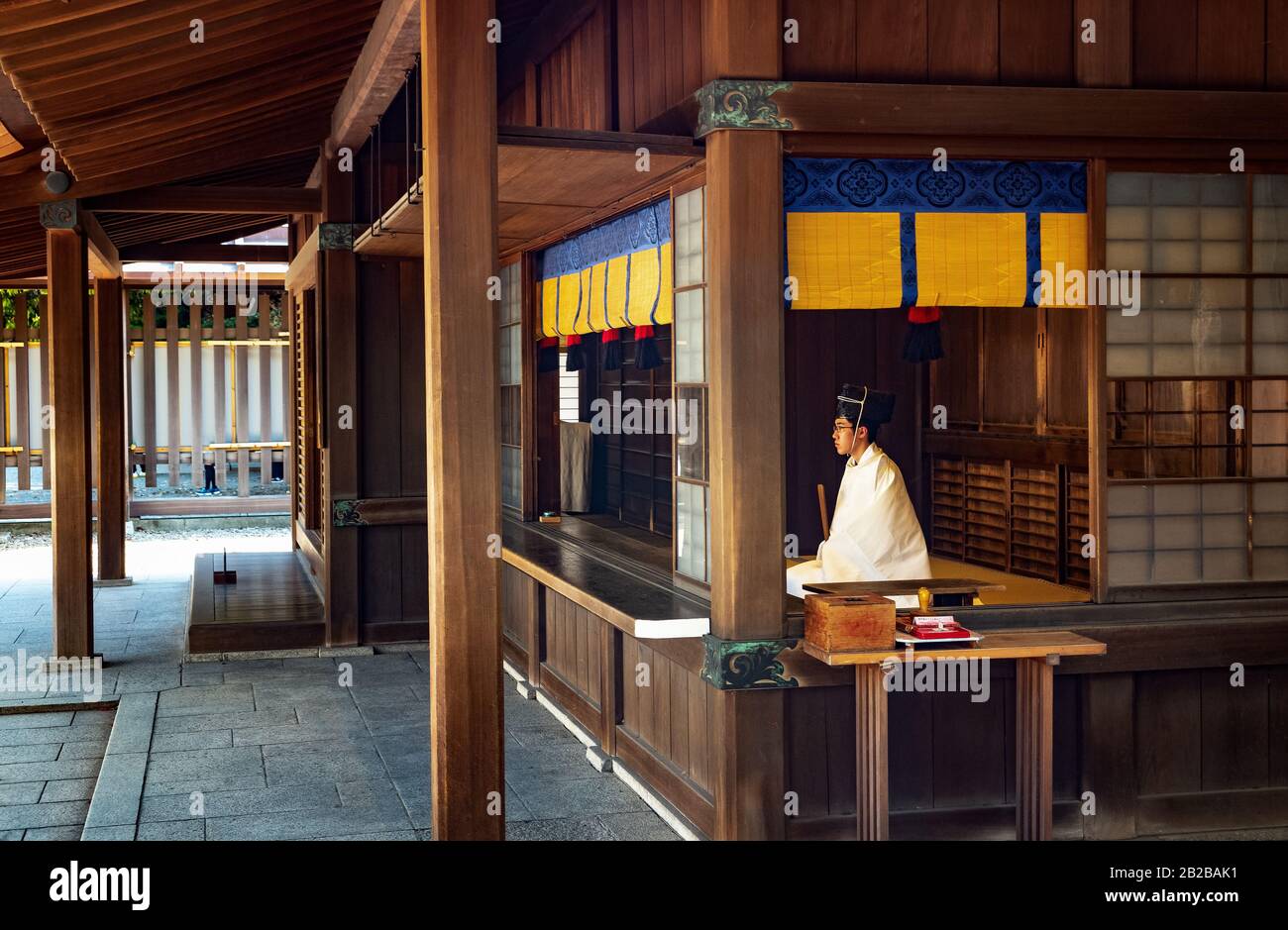 Priest temple gate hi-res stock photography and images - Alamy
