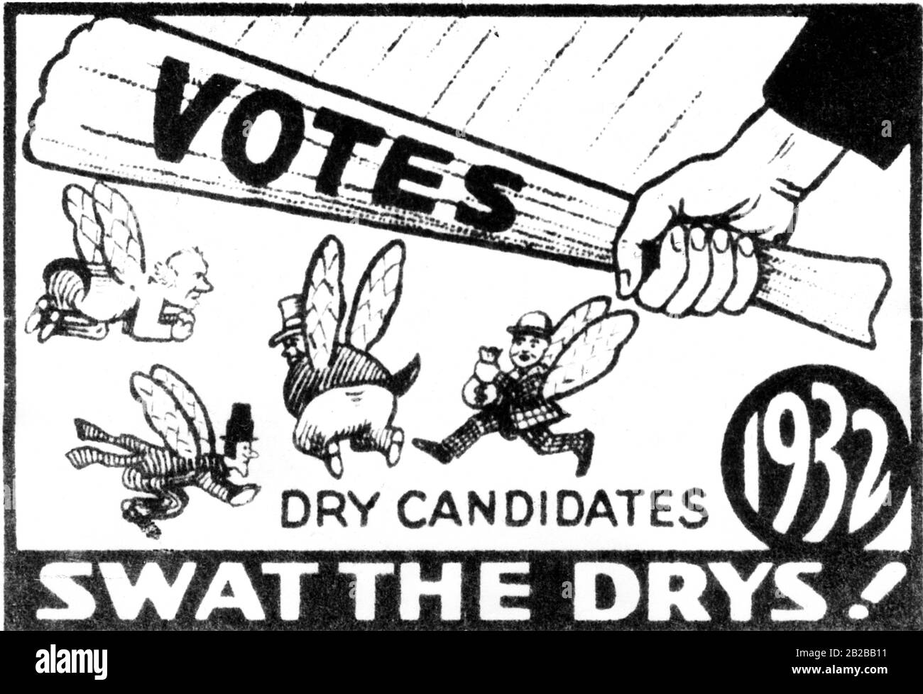 Prohibition: Stamp ('Swat the drys'), which is supposed to support the ...