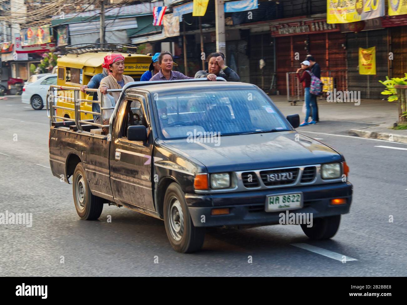 Truck With Passengers High Resolution Stock Photography and Images - Alamy