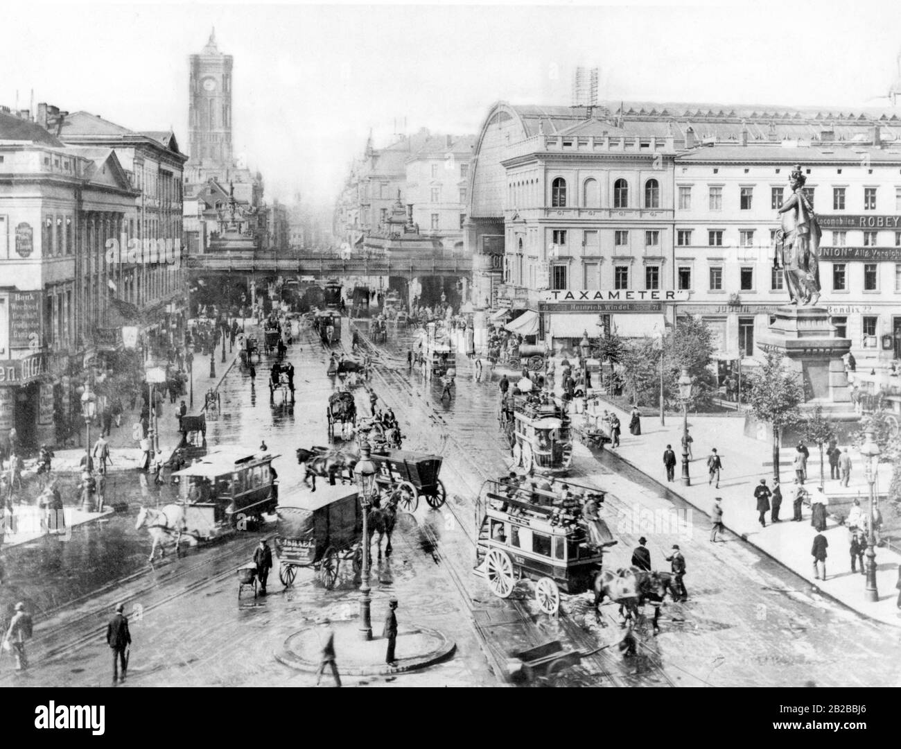 Alexanderplatz cafe berlin Black and White Stock Photos & Images - Alamy