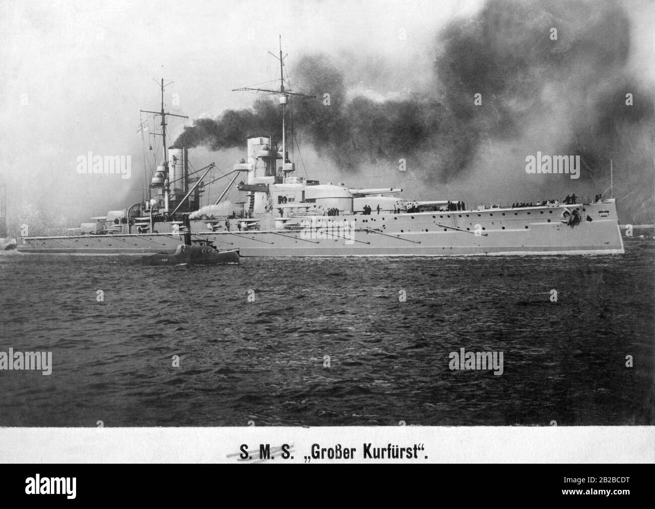 The dreadnought of the Koenig class of the Imperial Navy. It was put ...