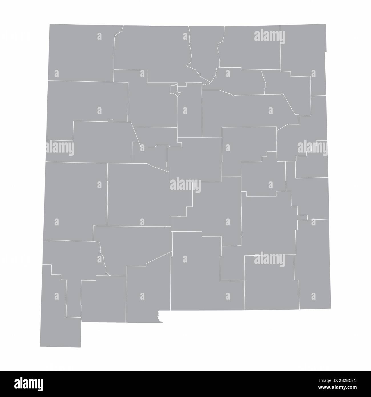 New Mexico counties map Stock Vector Image & Art - Alamy