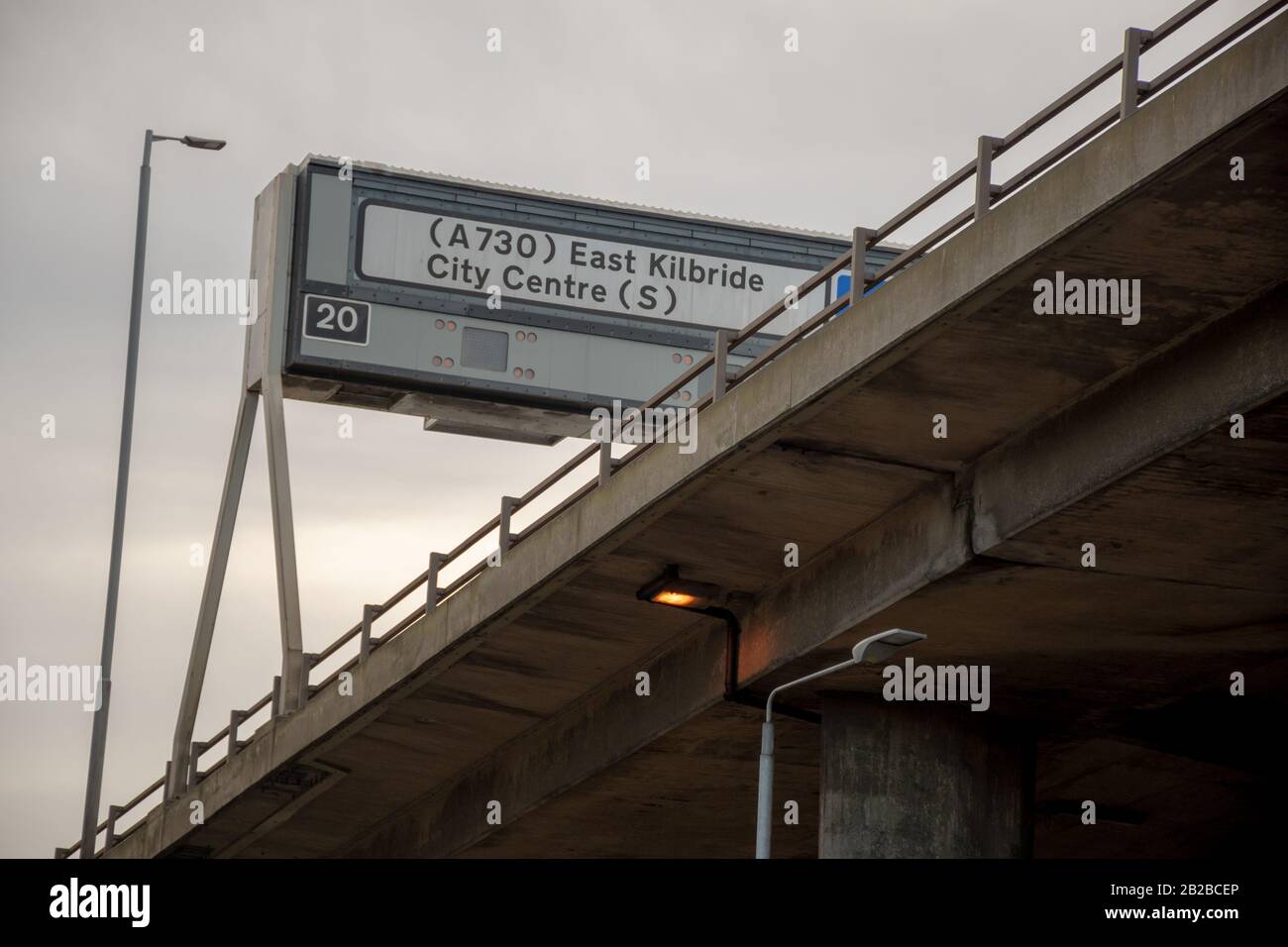 M8 motorway in glasgow hi-res stock photography and images - Alamy