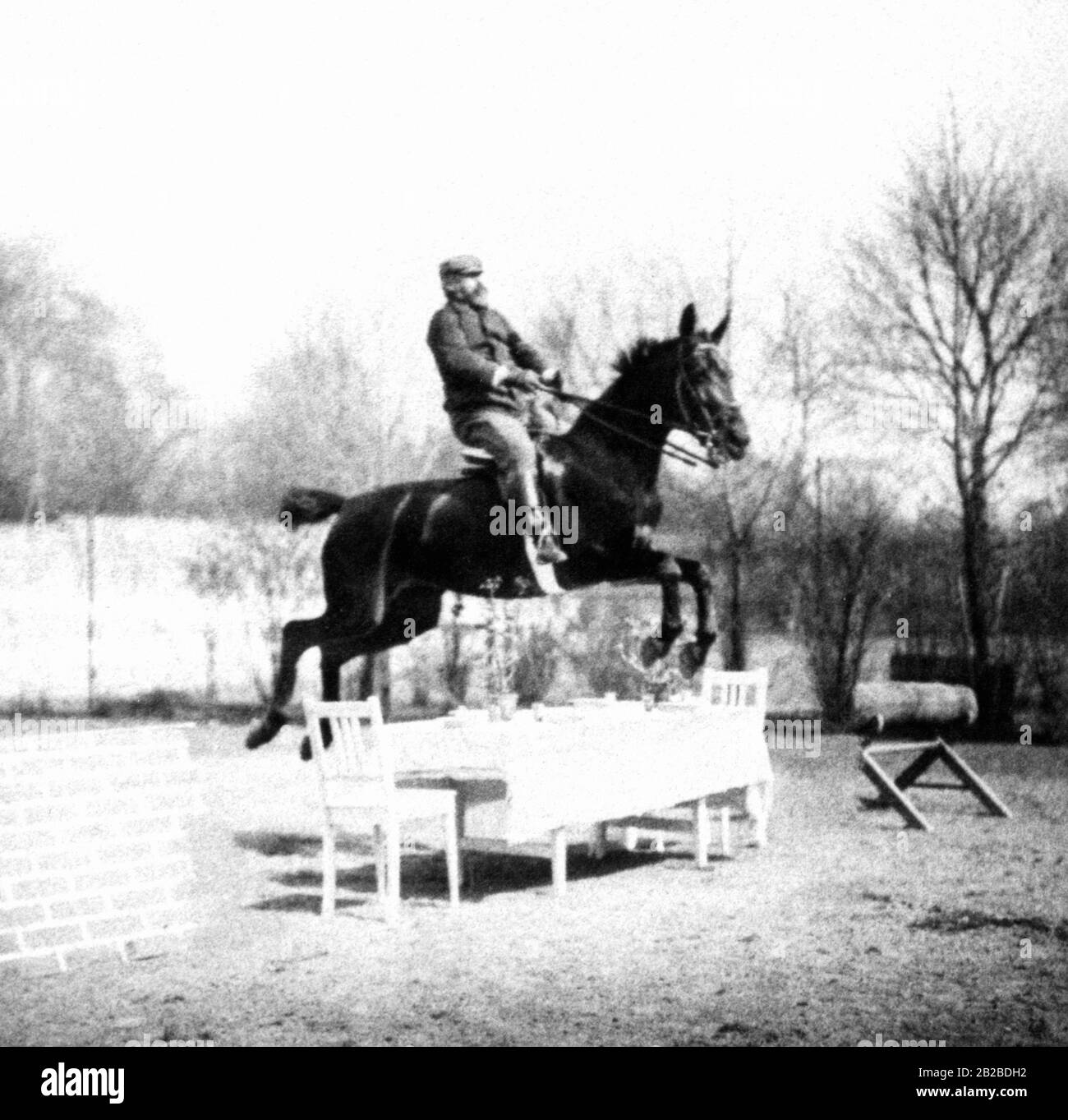 Horse and rider jumping table hi-res stock photography and images - Alamy