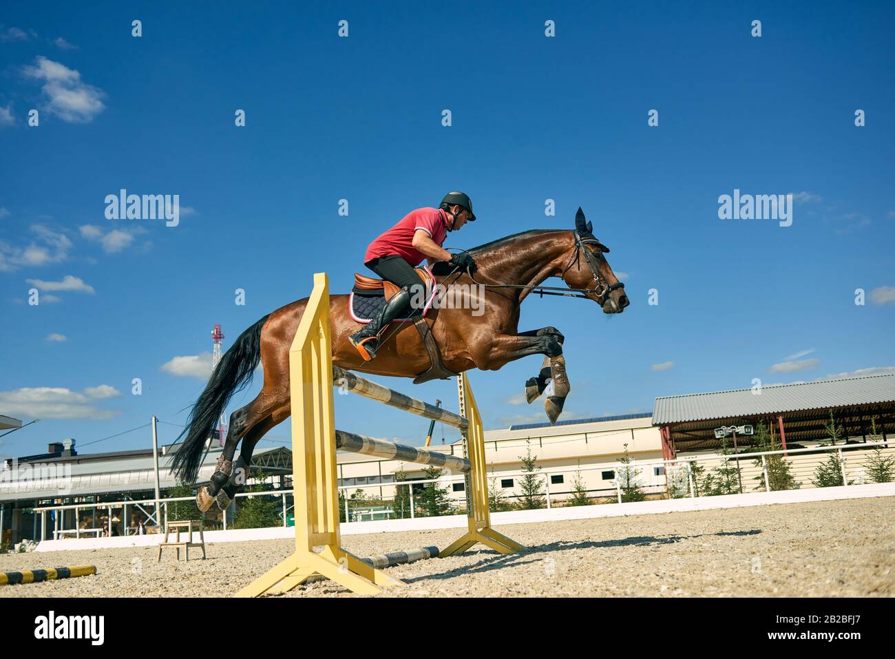 Equestrian obstacle course hi-res stock photography and images - Alamy
