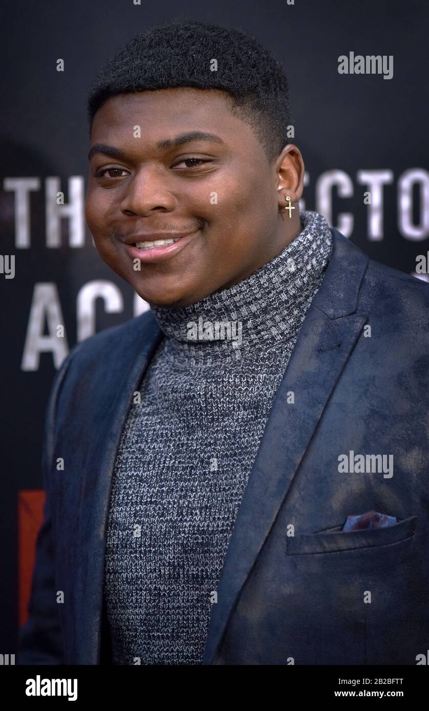Los Angeles, United States. 02nd Mar, 2020. Charles Lott Jr. arrives ...