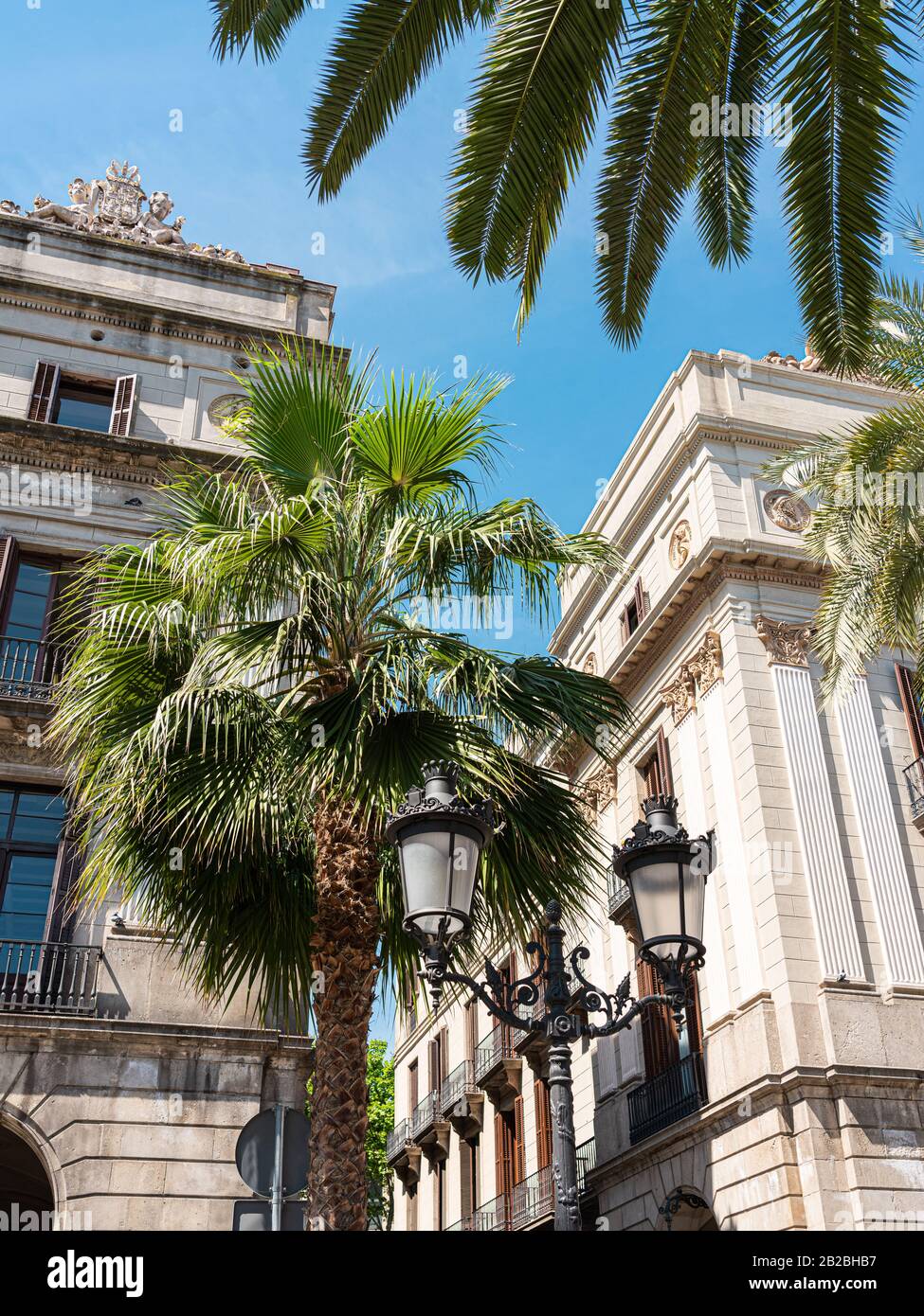 Royal Square (Placa Reial or Plaza Real) a Well-Known Tourist ...