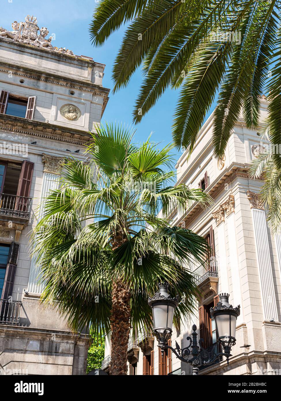 Royal Square (Placa Reial or Plaza Real) a Well-Known Tourist ...