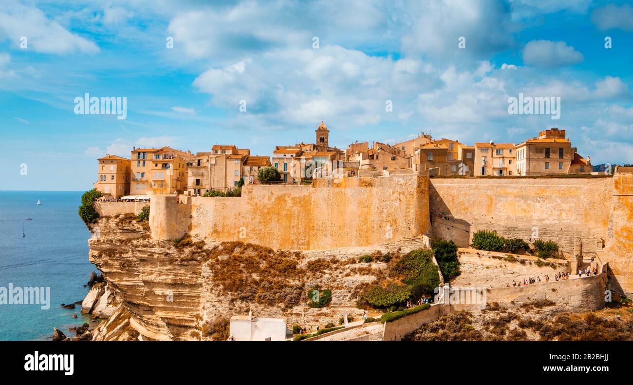 Corsica bonifacio haute ville hi-res stock photography and images - Alamy