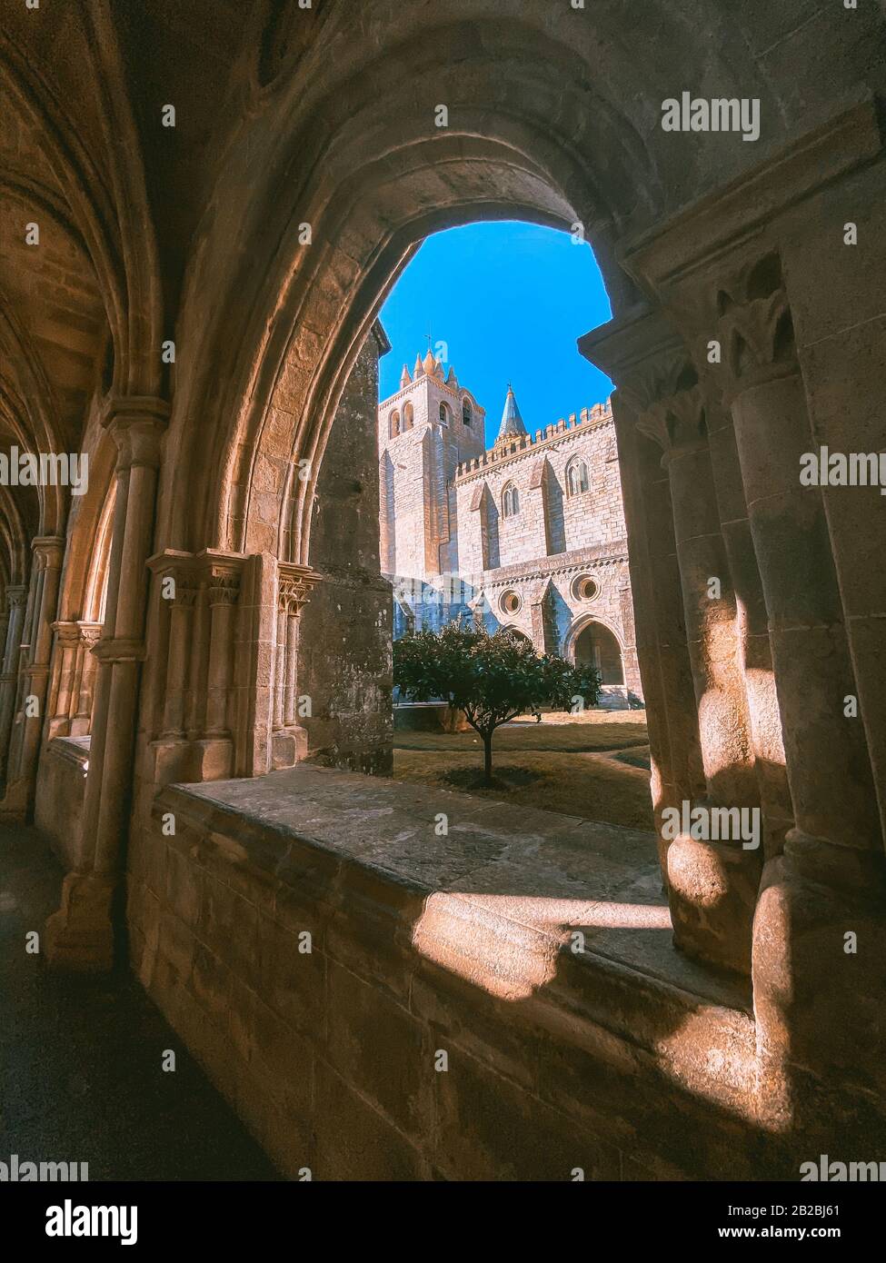 Cathedral of Évora in Portugal Stock Photo - Alamy