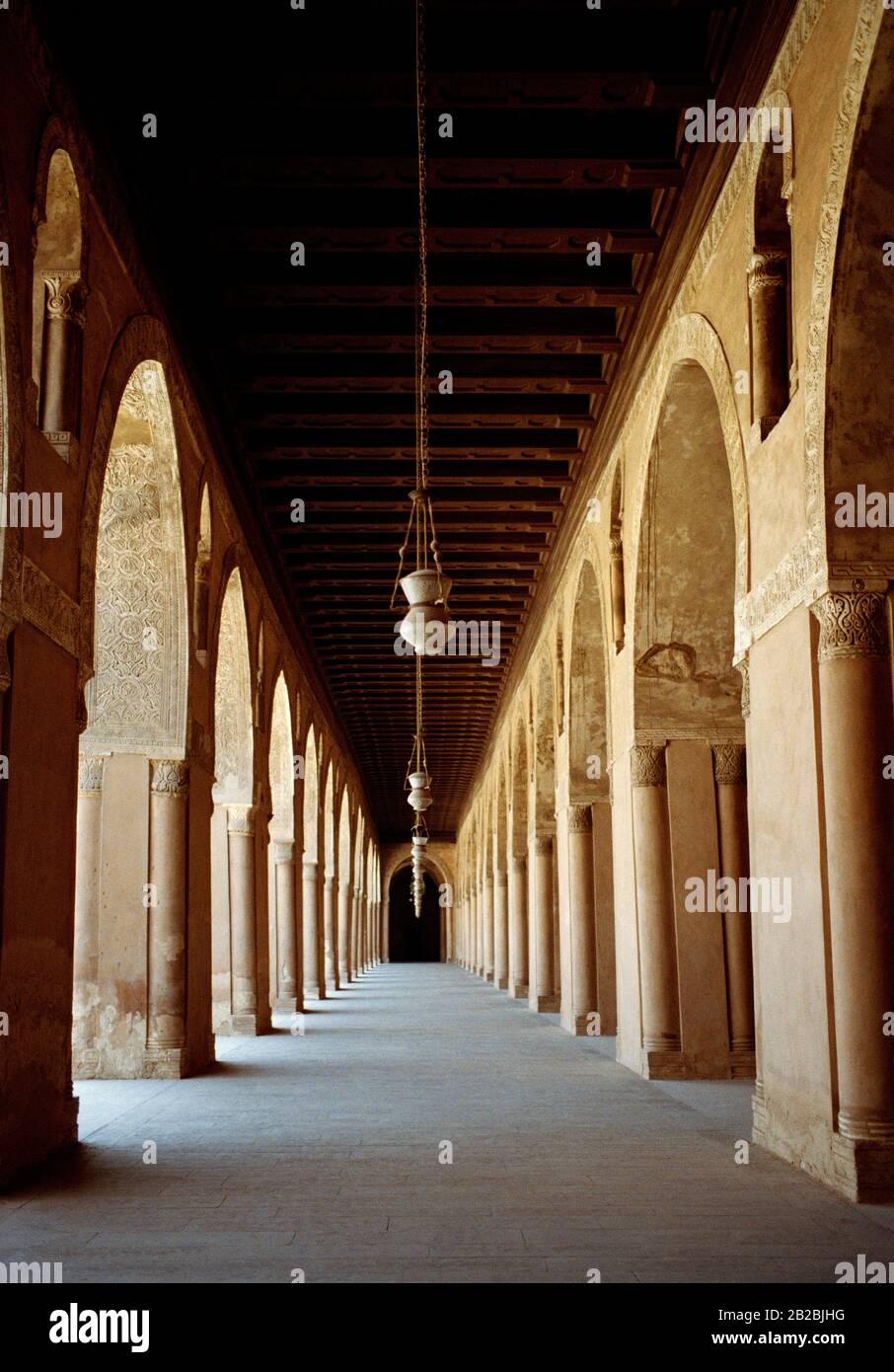 Travel Photography - Arcades of the Mosque of Ibn Tulun in Islamic ...