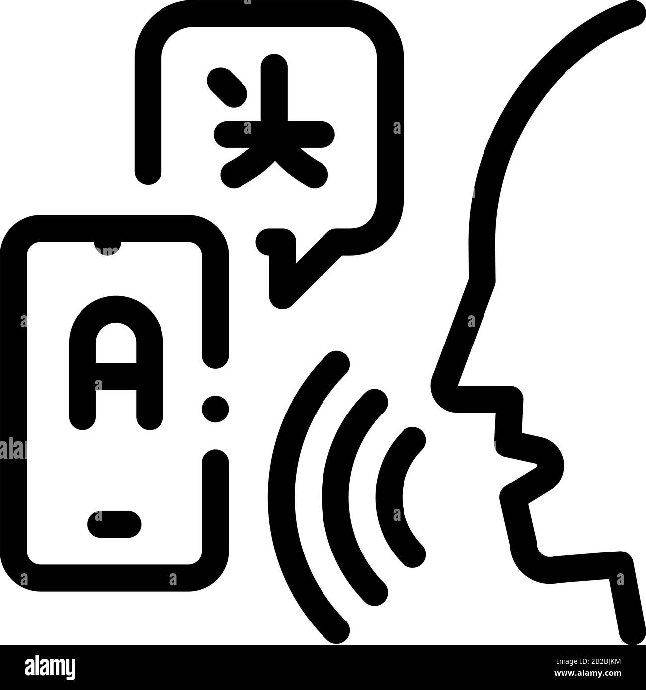 Voice Interpreter Translator Icon Thin Line Vector Stock Vector Image ... Voice Interpreter Translator Icon Thin Line Vector Stock Vector Image ...