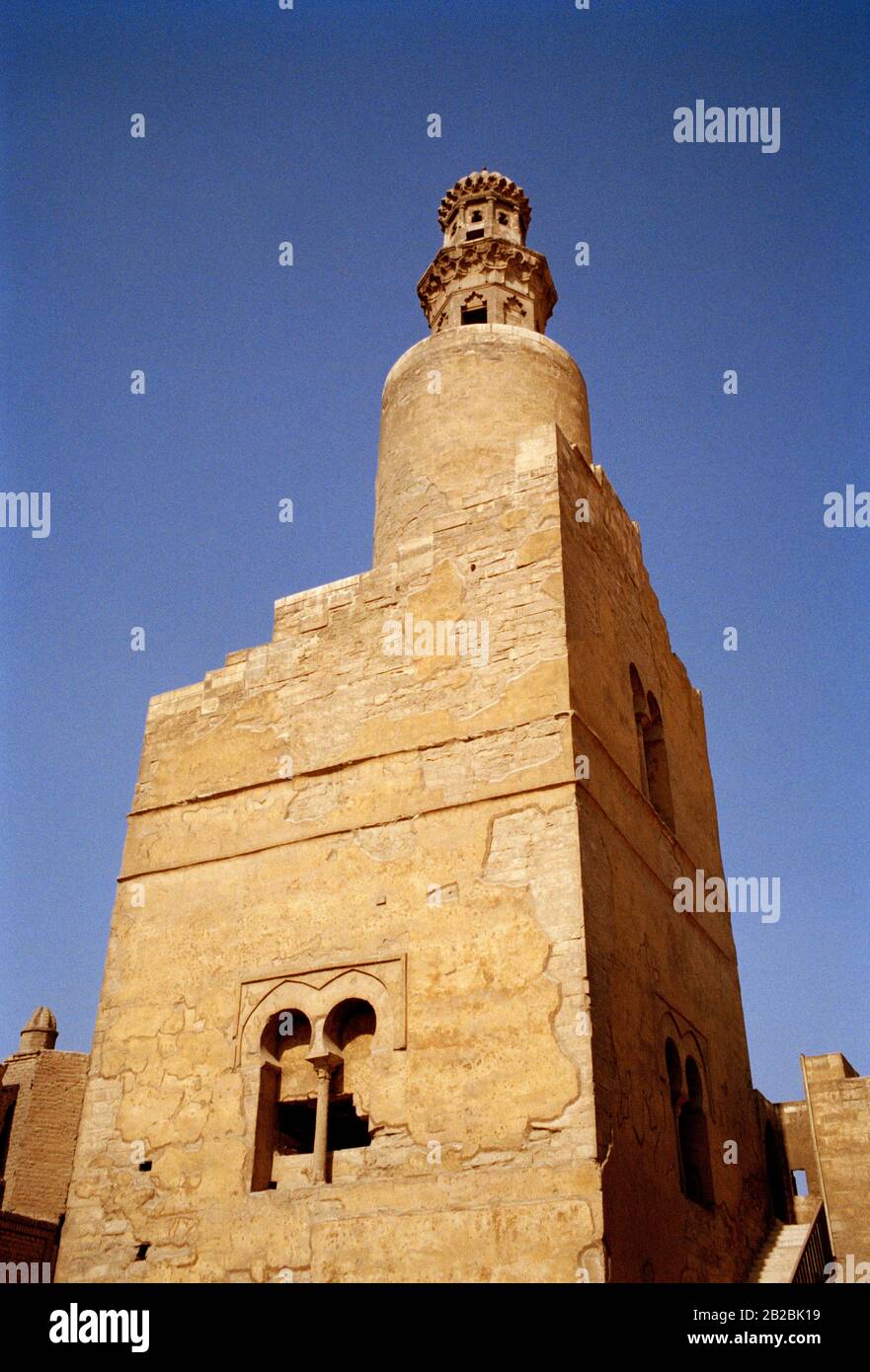 Travel Photography - Ziggurat minaret of the Mosque of Ibn Tulun in ...