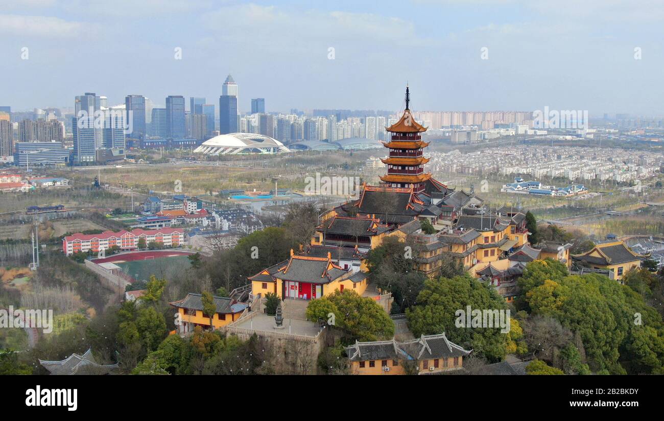 Jiangsu, Jiangsu, China. 2nd Mar, 2020. Jiangsu, CHINA-Aerial photo ...
