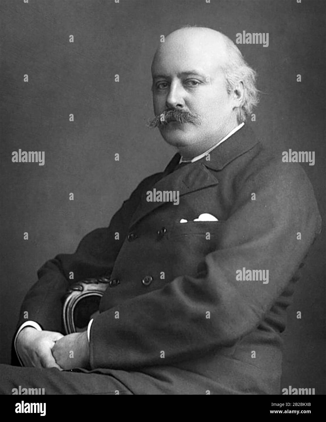 HUBERT PARRY (1848-1918) English composer and music historian Stock ...