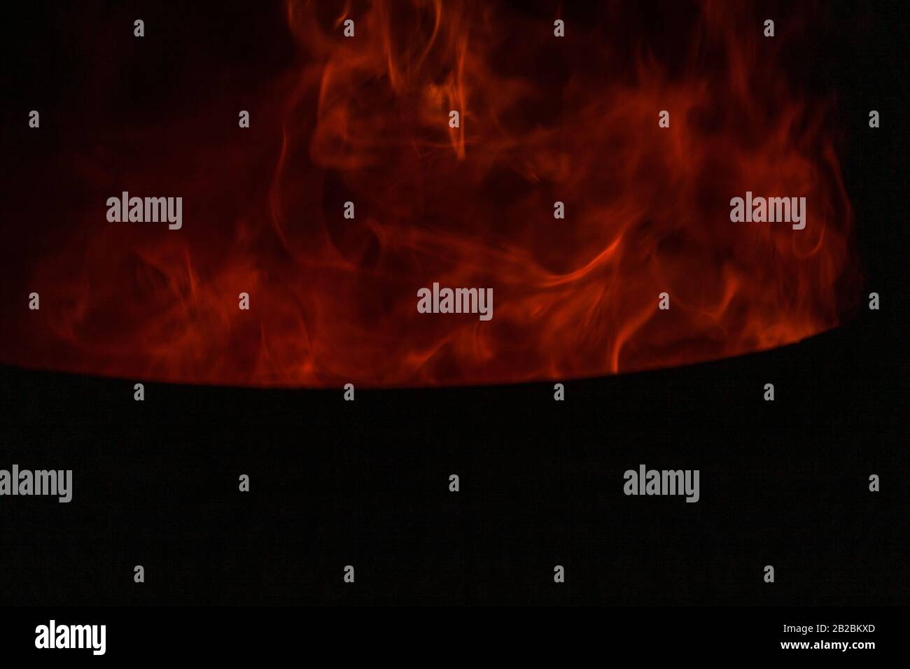 Texture of fire. Orange bright flame. Photo of a burning bonfire in a ...