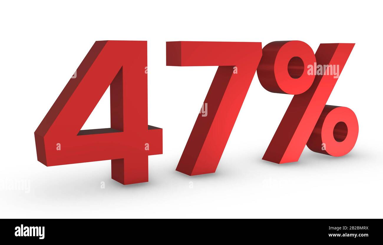 3d number 47 hi-res stock photography and images - Alamy