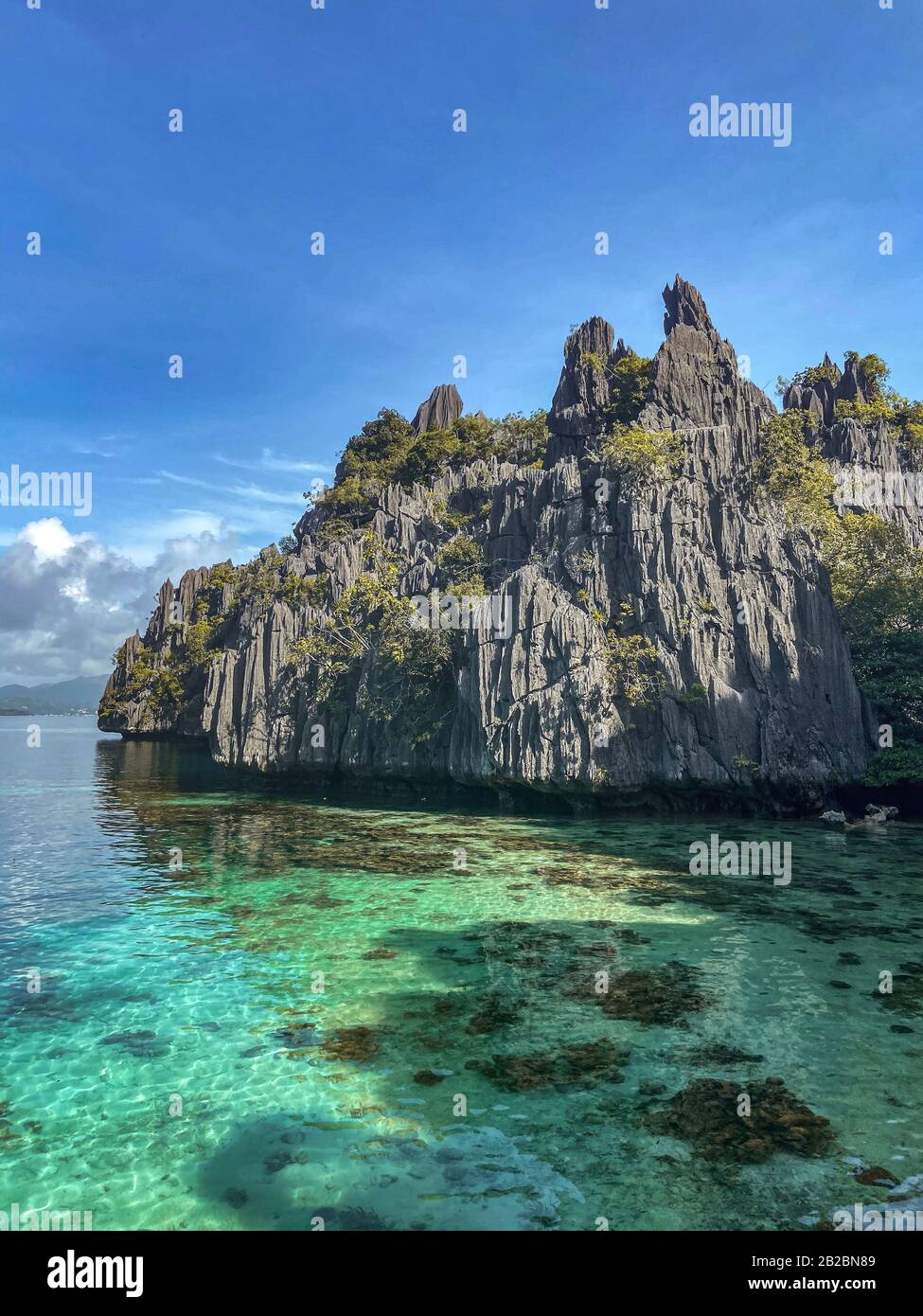 Twin Lagoon in coron island, Palawan, Philippines Stock Photo - Alamy