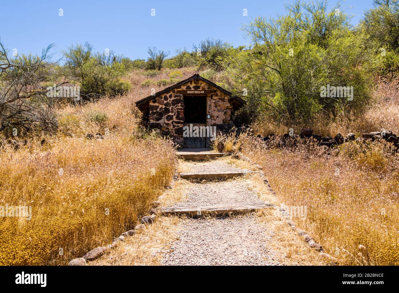 Pioneer Living History Museum: Ranch Complex Root Cellar Stock Photo ...