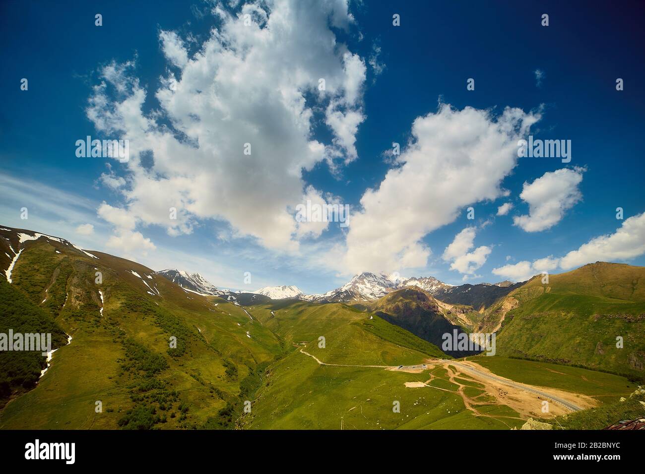 Natural landscapes in the mountains of Georgia , clean air, good ...