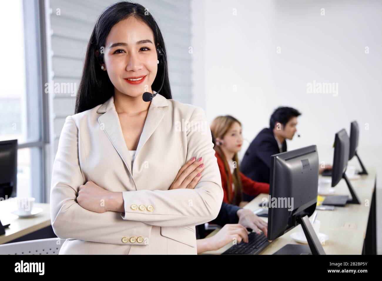 Operator office hi-res stock photography and images - Alamy