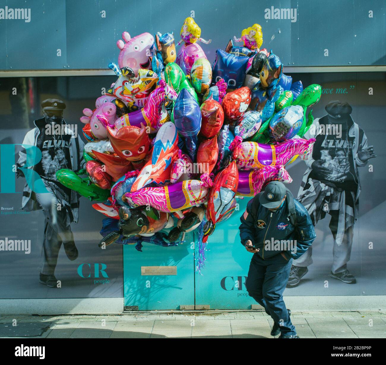 Falling balloons hi-res stock photography and images - Alamy