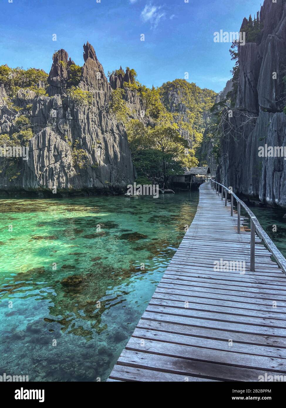 Twin Lagoon in coron island, Palawan, Philippines Stock Photo - Alamy