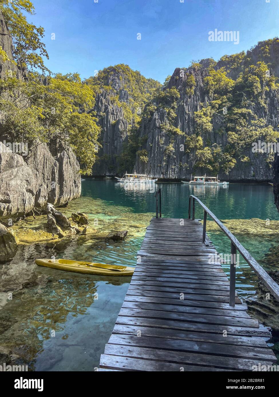 Twin Lagoon in coron island, Palawan, Philippines Stock Photo - Alamy