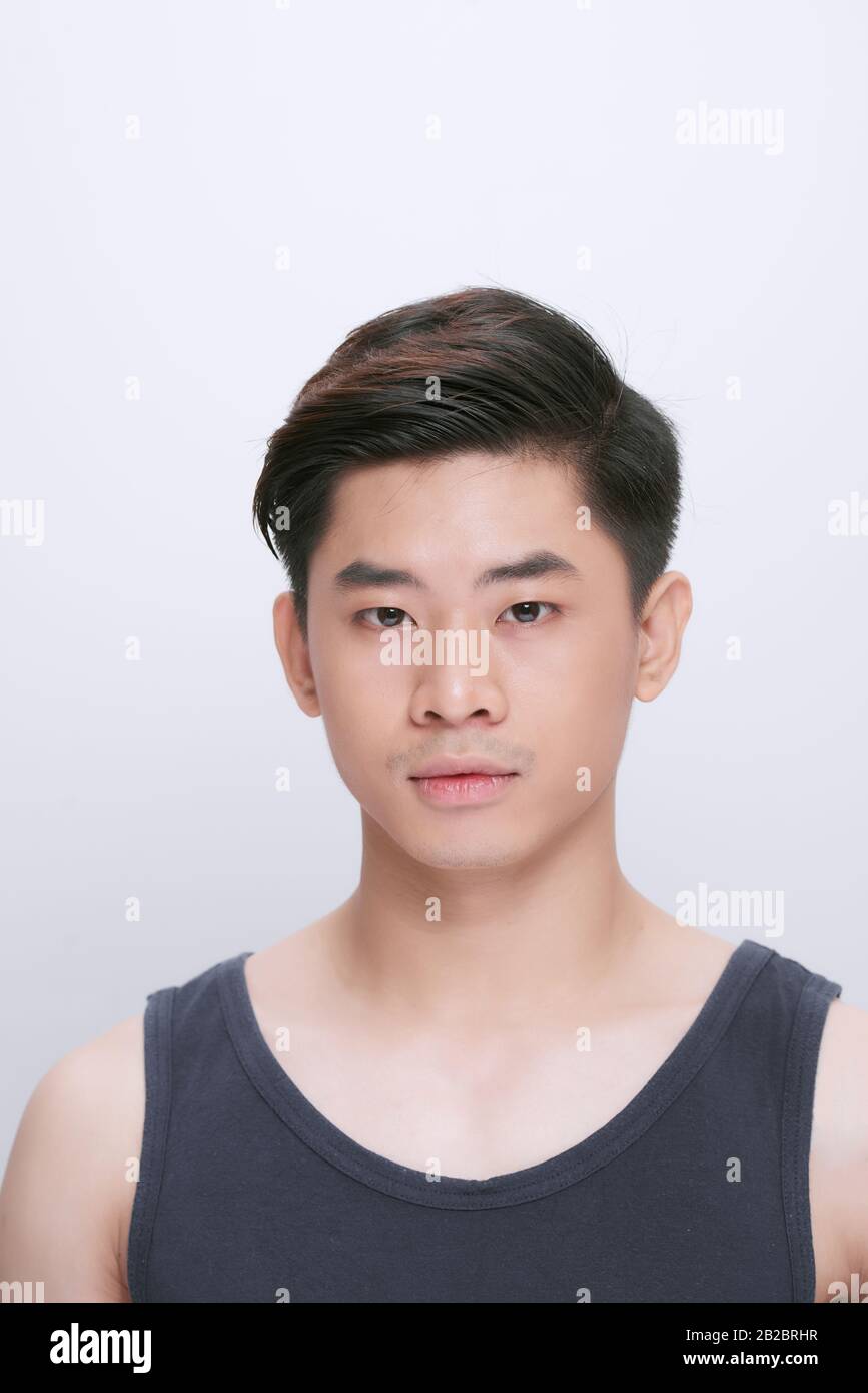 Close up chinese male model face hi-res stock photography and images ...