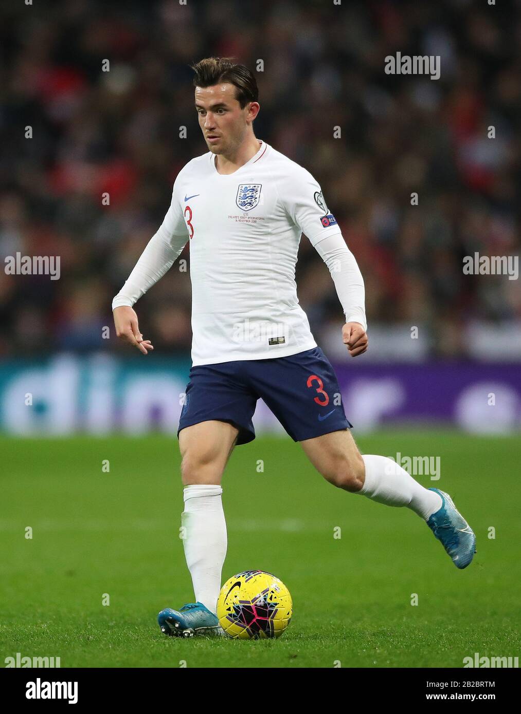 England's Ben Chilwell during the UEFA Euro 2020 Qualifying match at ...
