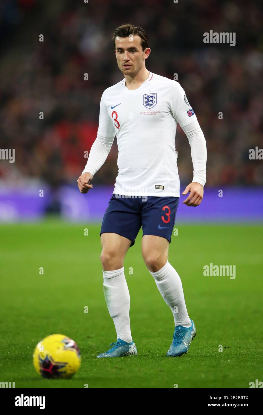 England's Ben Chilwell during the UEFA Euro 2020 Qualifying match at ...