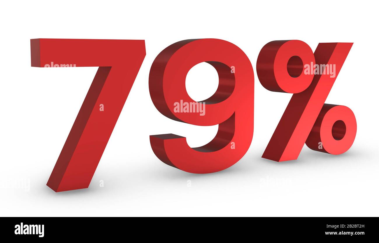 3d number 79 hi-res stock photography and images - Alamy