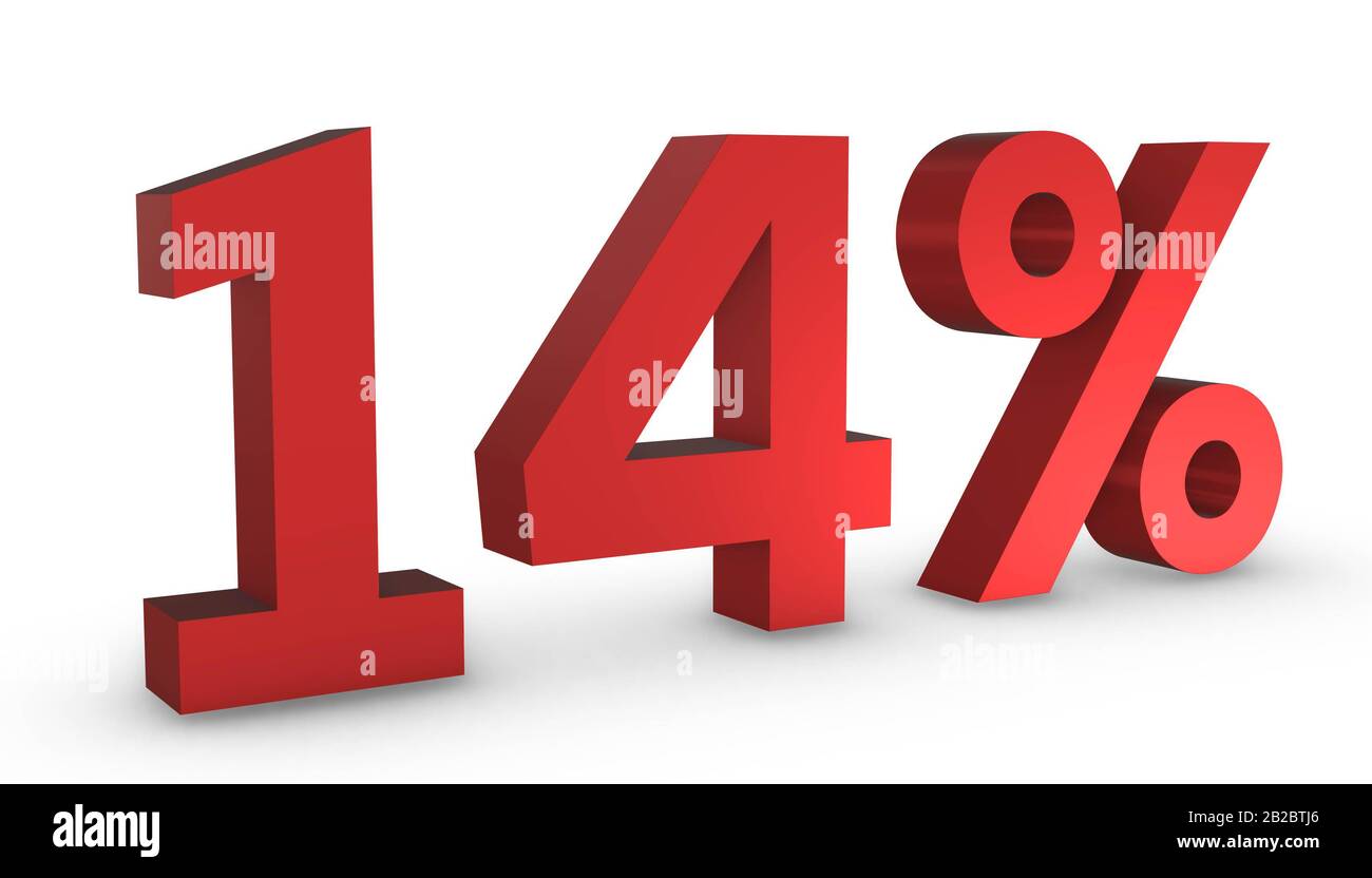 Number fourteen Cut Out Stock Images & Pictures - Alamy