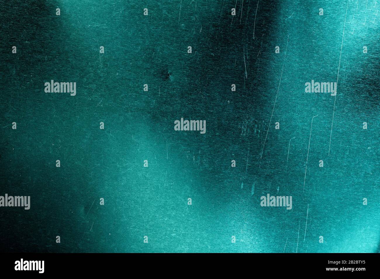 Matte green metal surface with scratches, texture and background, copy ...