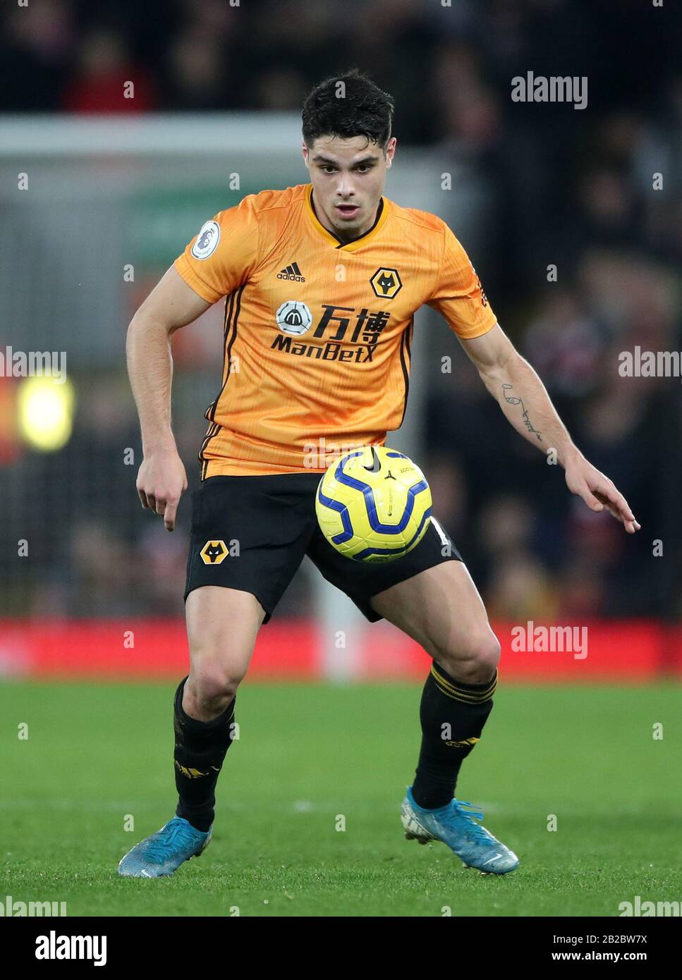 Wolverhampton Wanderers' Pedro Neto during the Premier League match at ...
