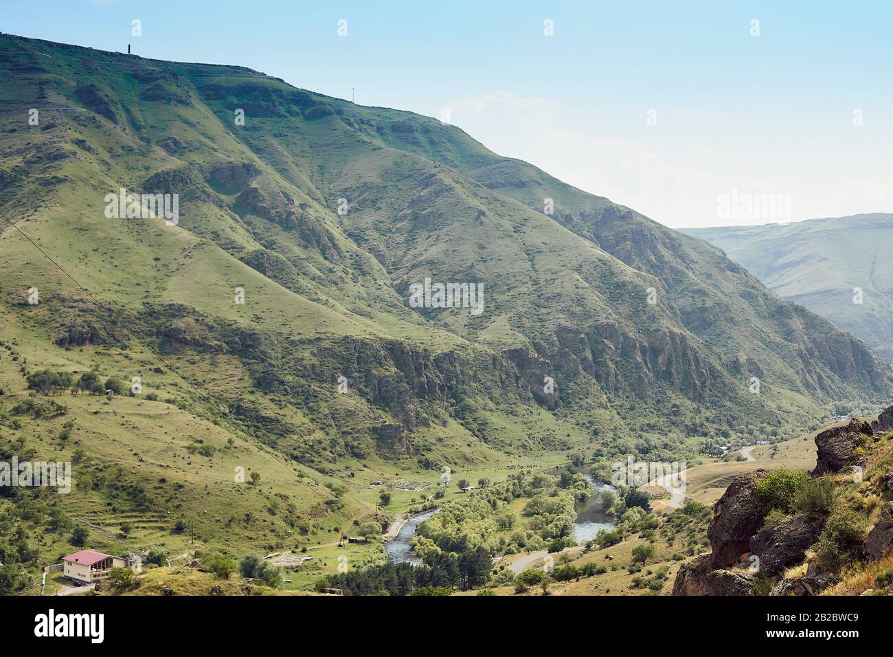Natural landscapes in the mountains of Georgia , clean air, good ...