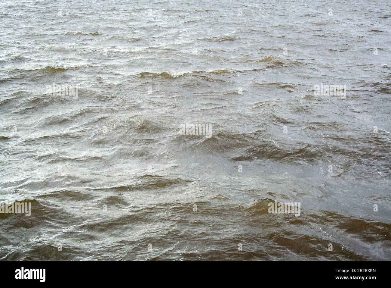 Rever water from above. Water pattern background at cloudy day Stock ...