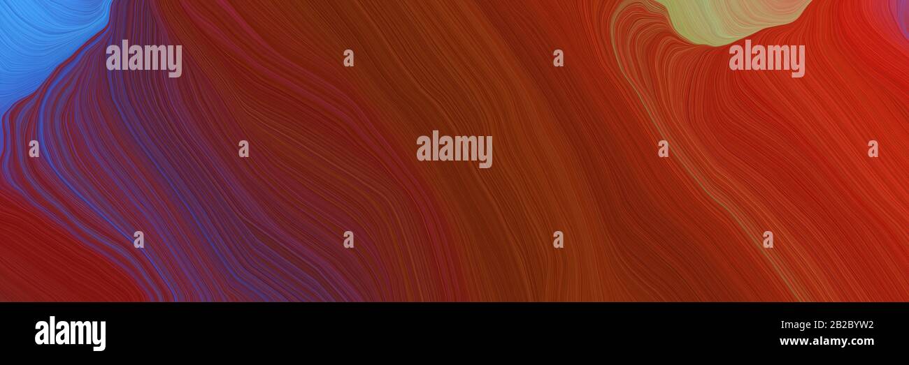 landscape orientation graphic with waves. modern waves background ...