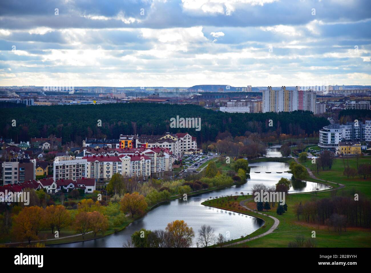 Minsk belarus city view river hi-res stock photography and images - Alamy