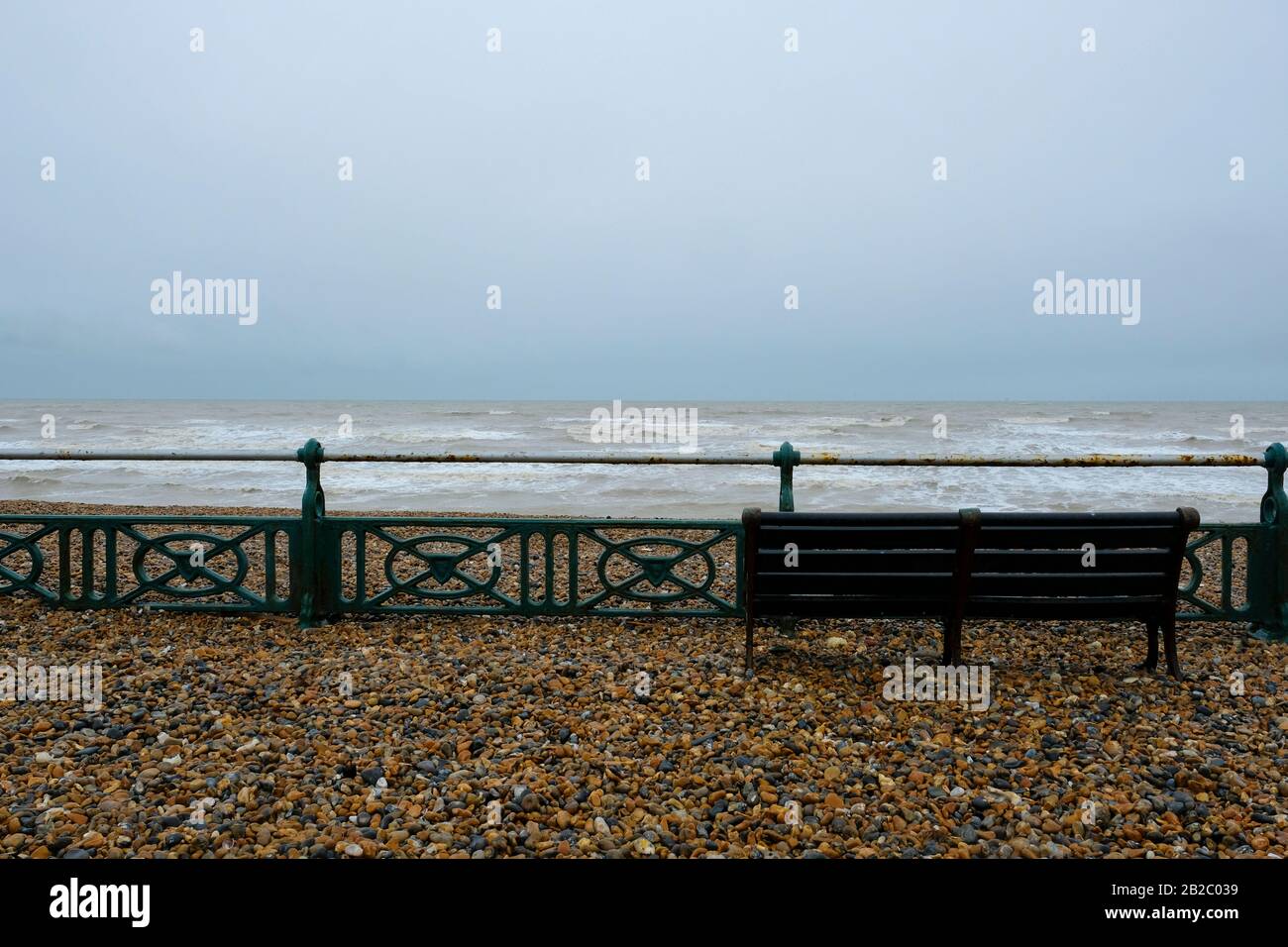 Hove seafront storm hi-res stock photography and images - Alamy