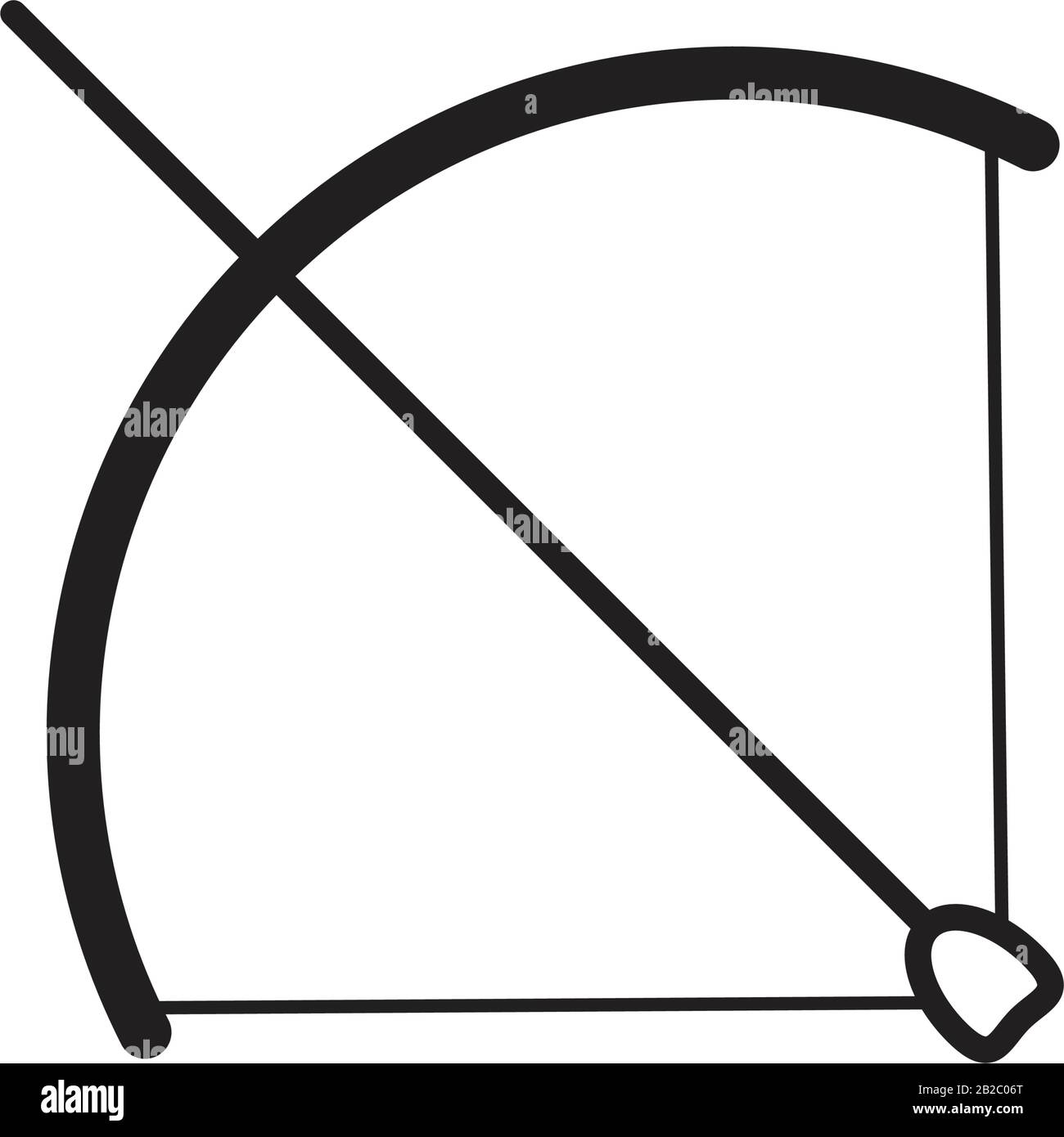 Bow and arrow icon template black color editable. Bow and arrow icon ...