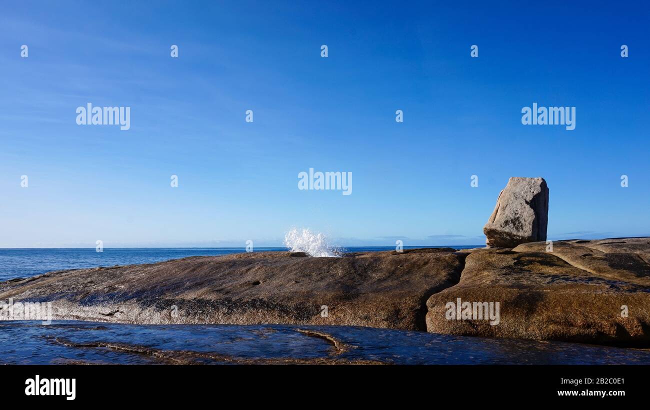 Bicheno blowhole hi-res stock photography and images - Alamy