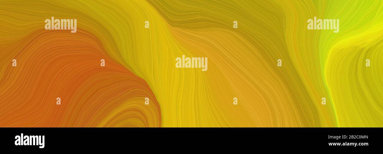 landscape orientation graphic with waves. curvy background design with ...