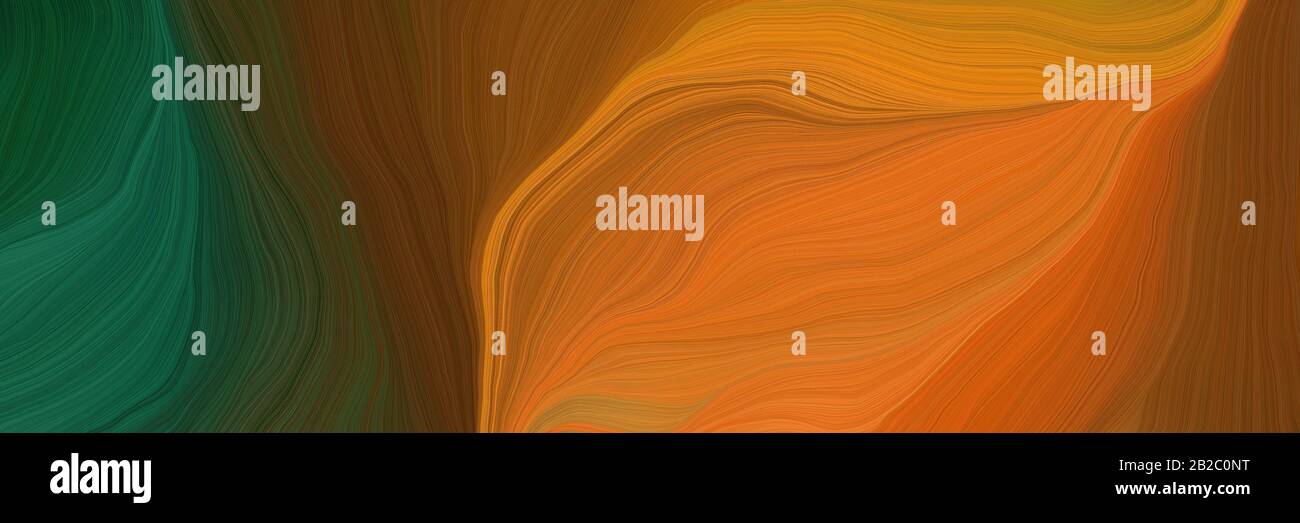 landscape orientation graphic with waves. smooth swirl waves background ...