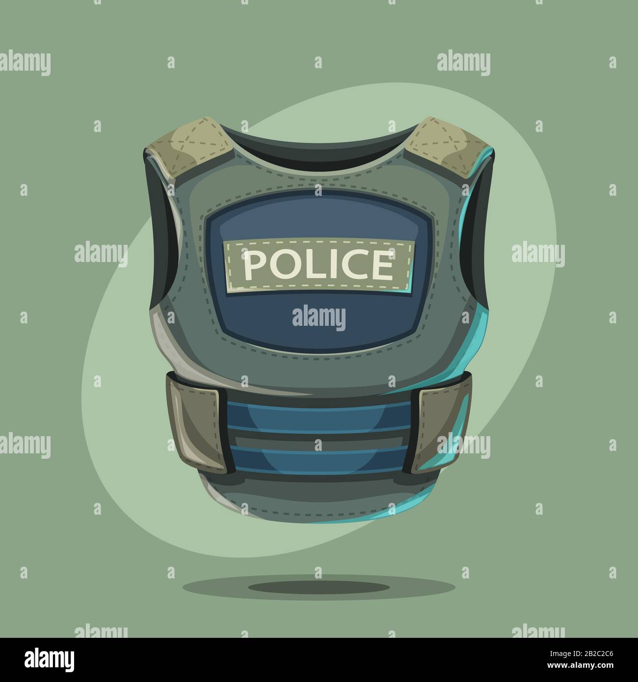 Kevlar vest police Stock Vector Images - Alamy