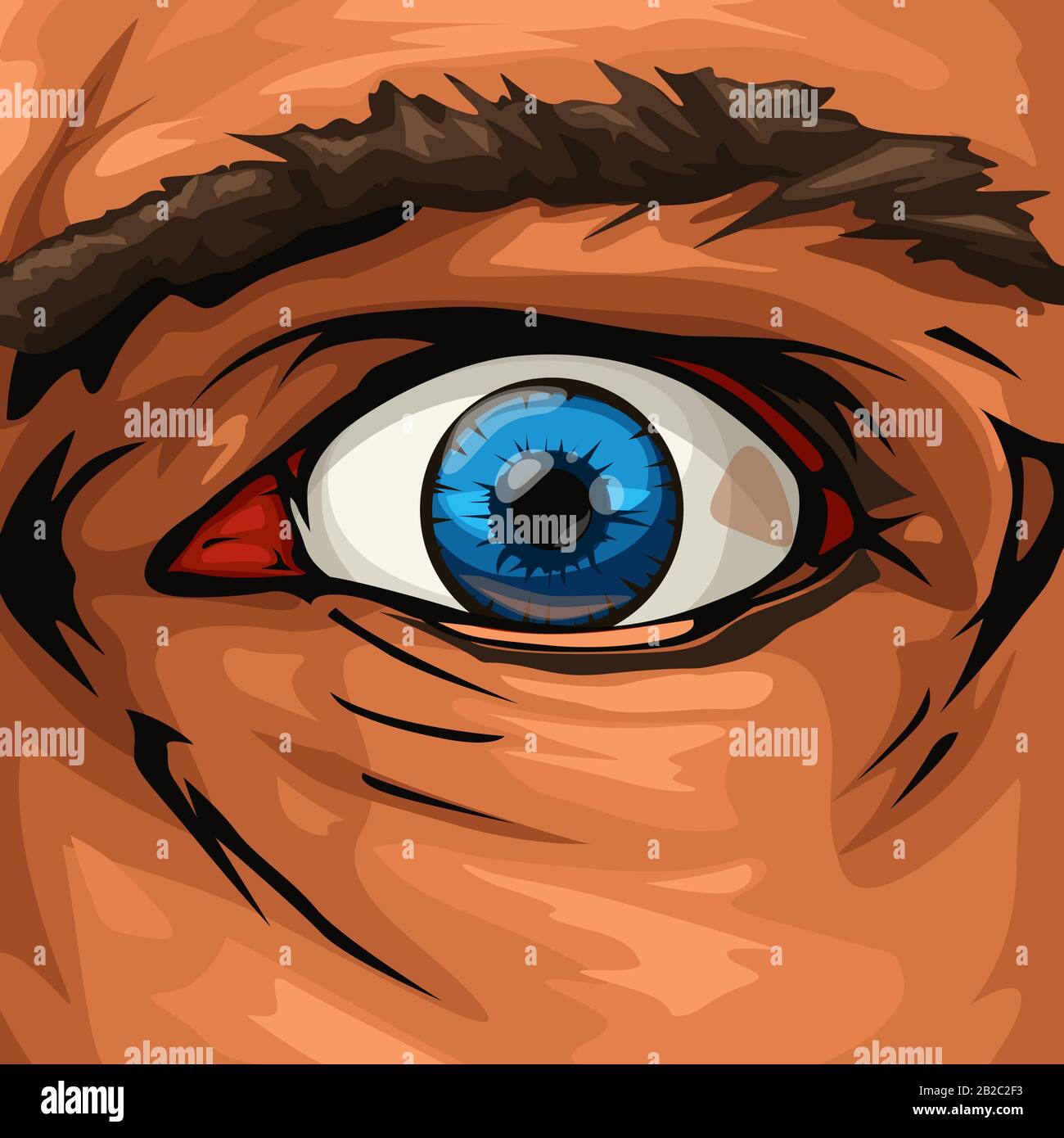 Perfect beautiful female face Stock Vector Images - Alamy