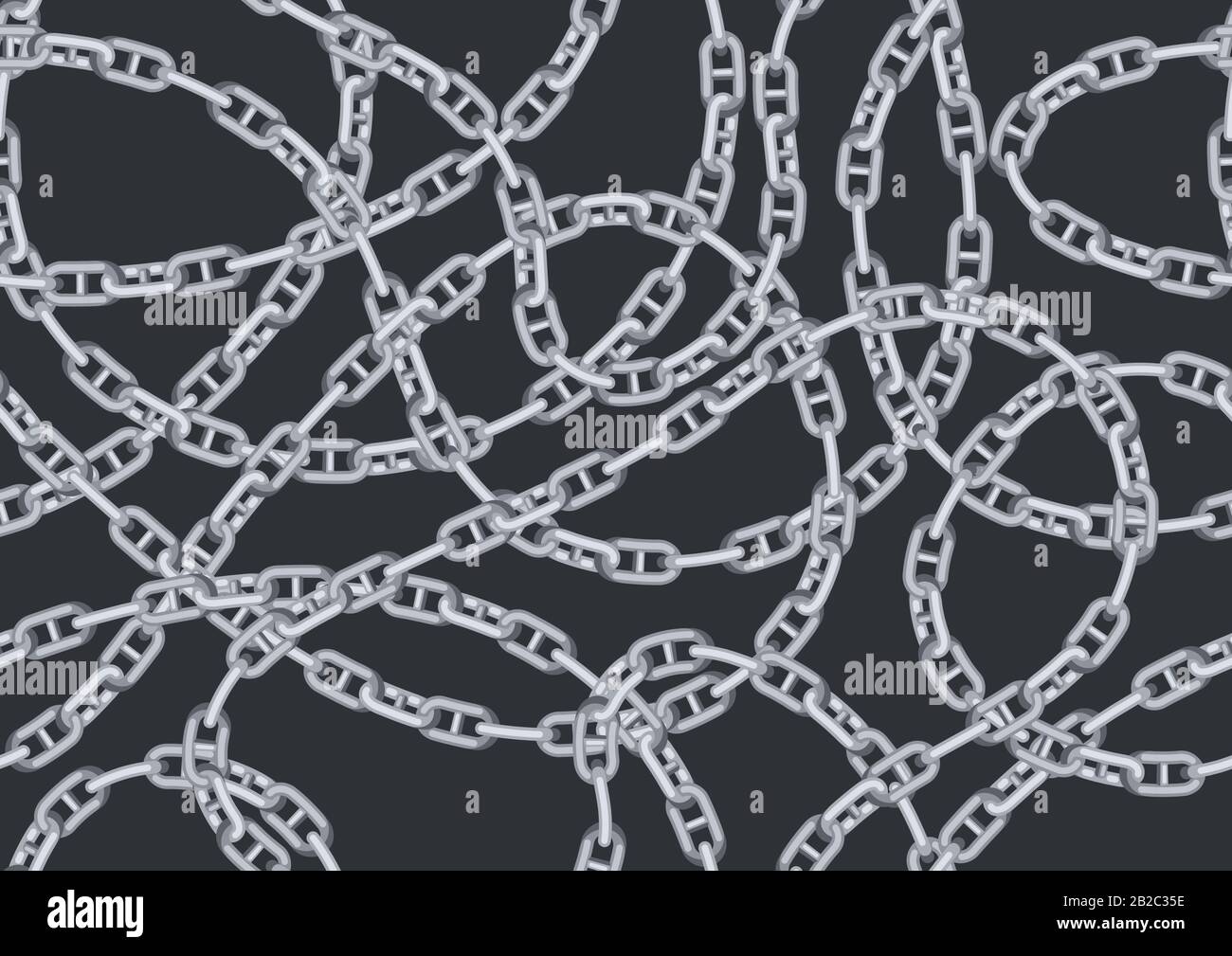 Seamless chains Stock Vector Images - Alamy